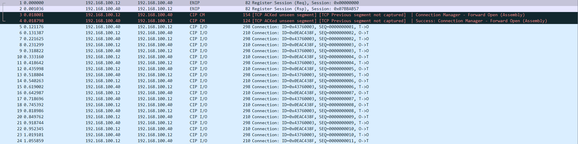 Solution Square : XGL-EFMTB Ethernet/IP 통신 연결 불가