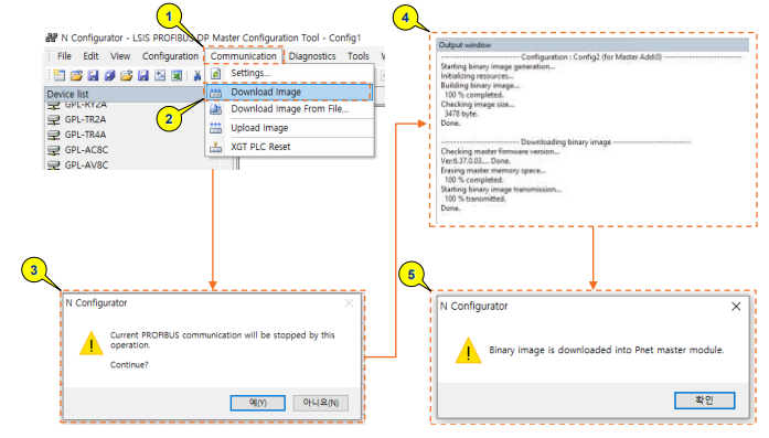 Solution Square : XPL-BSSA 연결 및 ANALOG IO 테스트 방법