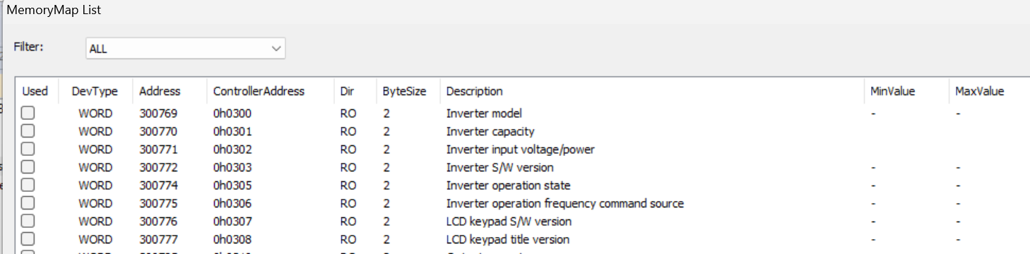 Solution Square : HMI(eXP2) VFD(S100) ModbusTCP Common Area example