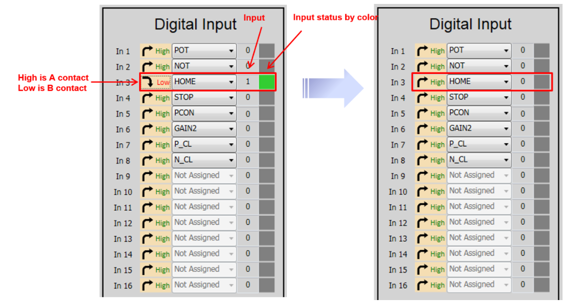 Solution Square : Drive CM sensor input setting