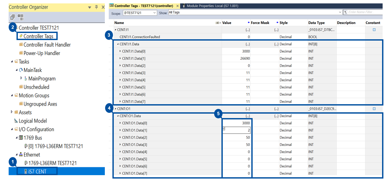 Solution Square : AB PLC와 IS7 ETHERNET/IP 주기통신 설정 방법