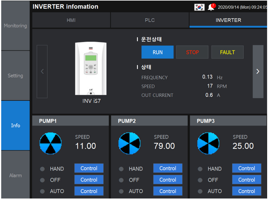Solution Square : HMI 다크그레이 테마1 템플릿