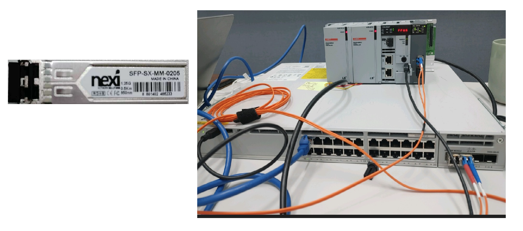 Solution Square : 자사 제품 광케이블 규격(XGR PLC, XGL-EFMFB)