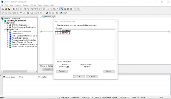 Solution Square : OMRON PLC와 LS PLC 간 Ethernet/IP 통신