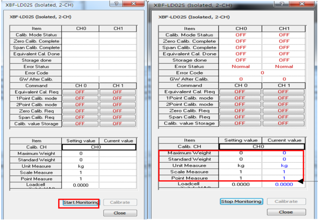 Solution Square : XBF-LD02S Load cell module setting