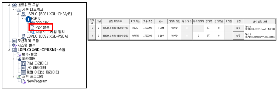 Solution Square : XGK PLC와 iS7 RS-485 통신 설정 방법