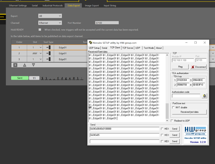 Solution Square : LSV (Vision) 과 XGL-EFMTB(PLC) 간 이더넷 통신 설정