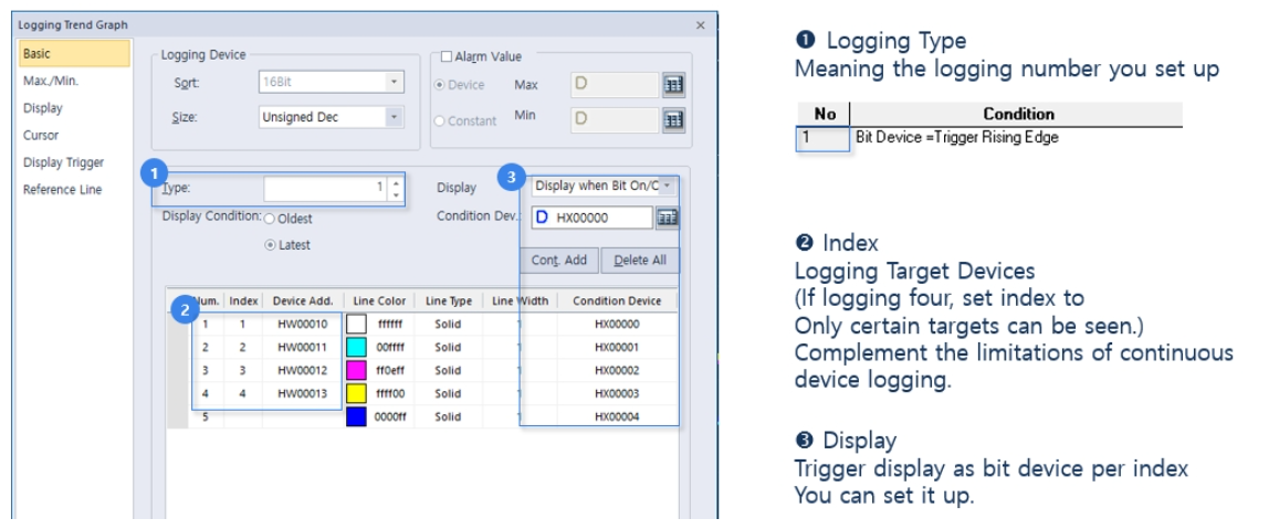 Solution Square : How to set up a variable HMI logging cycle