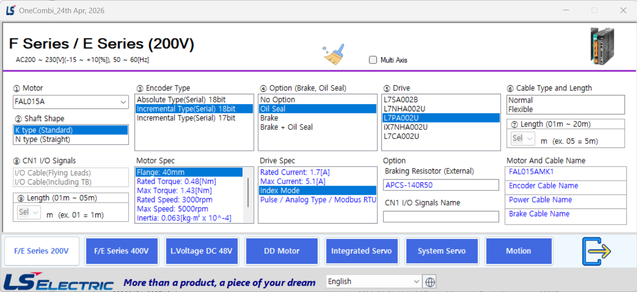 Solution Square : One Combi - Servo System Configuration & Selection ...