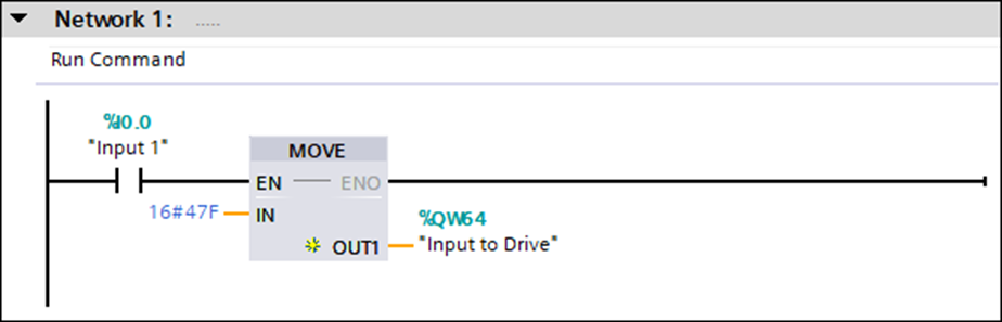 Solution Square : Run Command and Frequency Reference for S100 and iS7 Drives over PROFInet