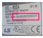 Solution Square : XEL-BSSA Adapter 통신 설정방법