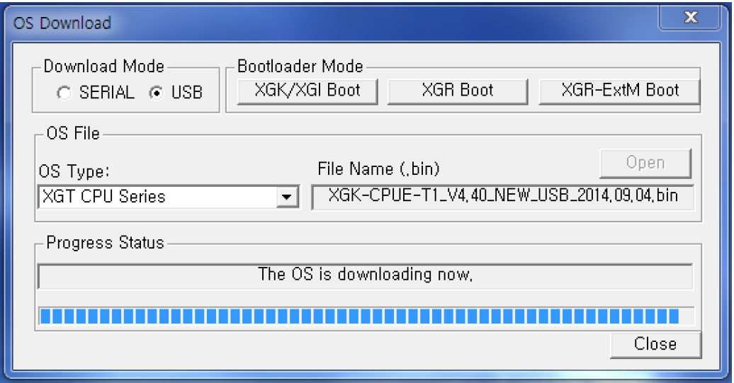 Solution Square : XGT OS Downloader (XGK/XGI CPU 업데이트 소프트웨어)