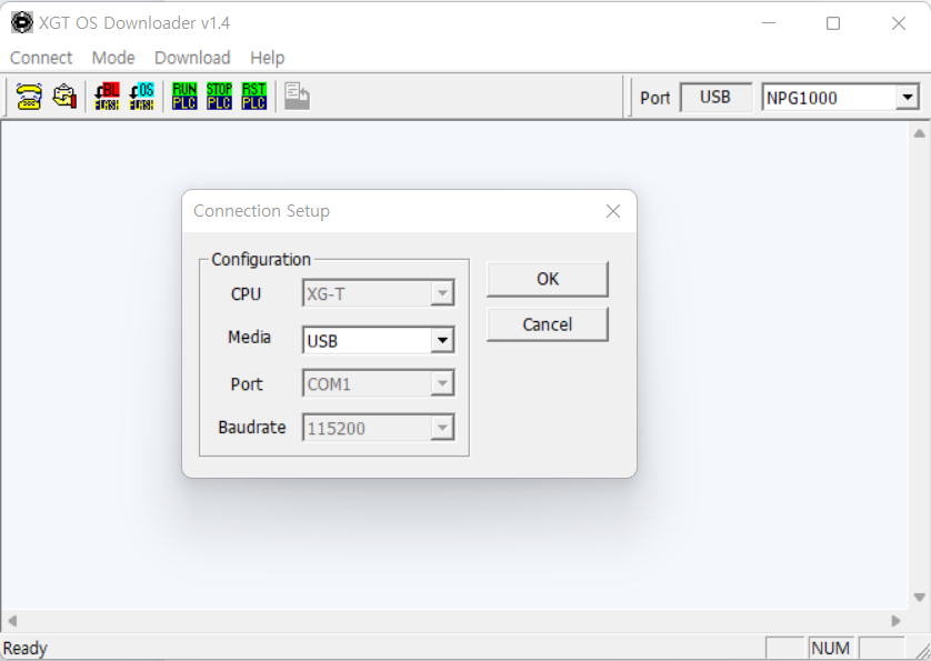 Solution Square : XGT OS Downloader (XGK/XGI CPU 업데이트 소프트웨어)
