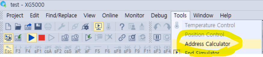 Solution Square : Using the XG5000 Address Calculator