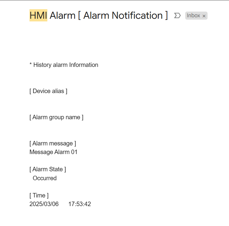 Solution Square : Setting up e-mail server and notifications on HMIs