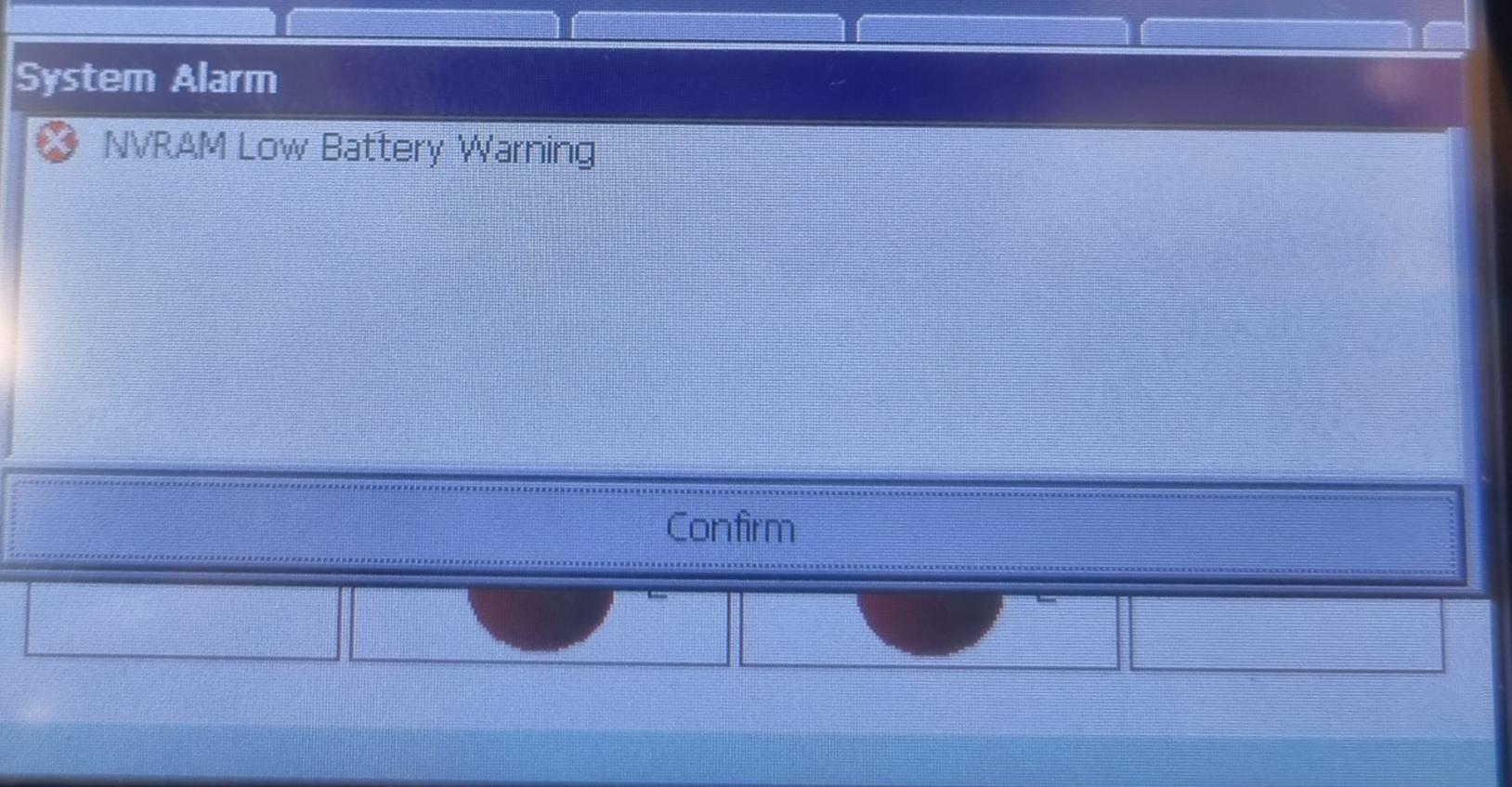 Solution Square : NVRAM Low Battery Warning