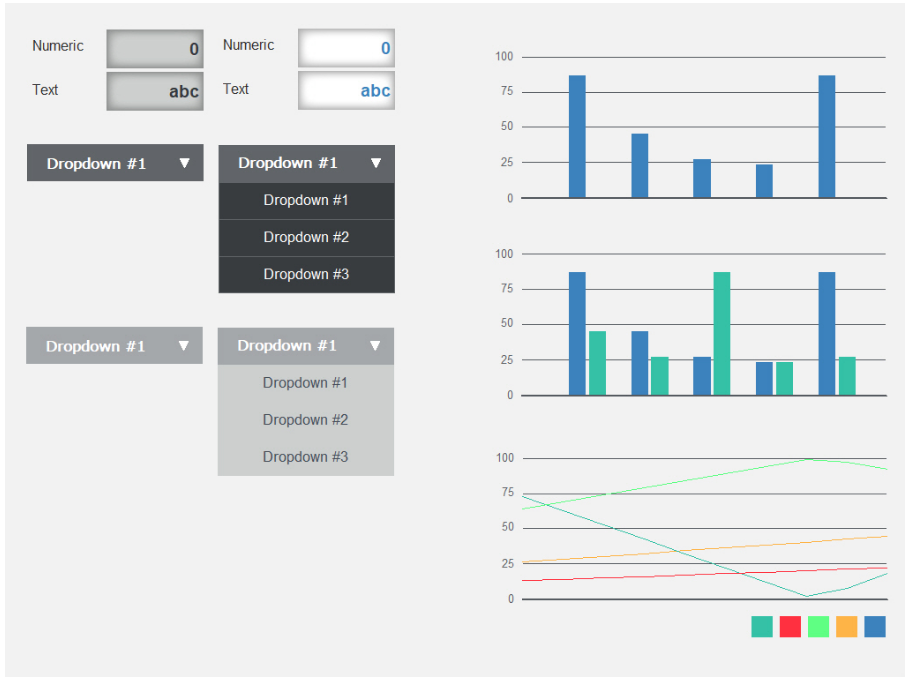 Solution Square : HMI Grey Theme1 Template