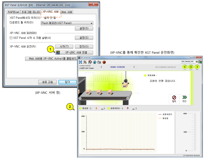 Solution Square : XP-VNC를 이용한 원격 조작 방법