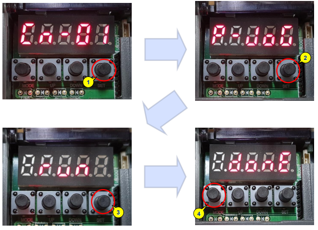 Solution Square : SERVO L7S JOG 수동조작 방법