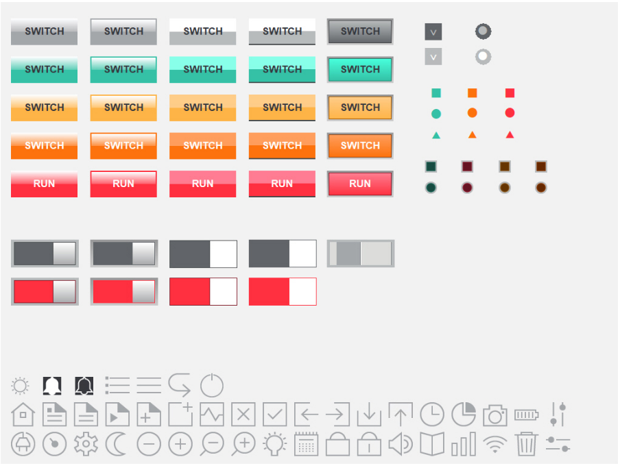 Solution Square : HMI Grey Theme1 Template