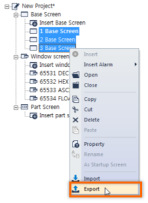 Solution Square : XP Builder Export and Import a screen