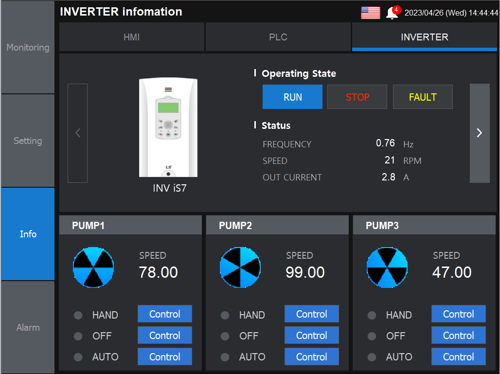 Solution Square : HMI DARK GREY Theme1 Template