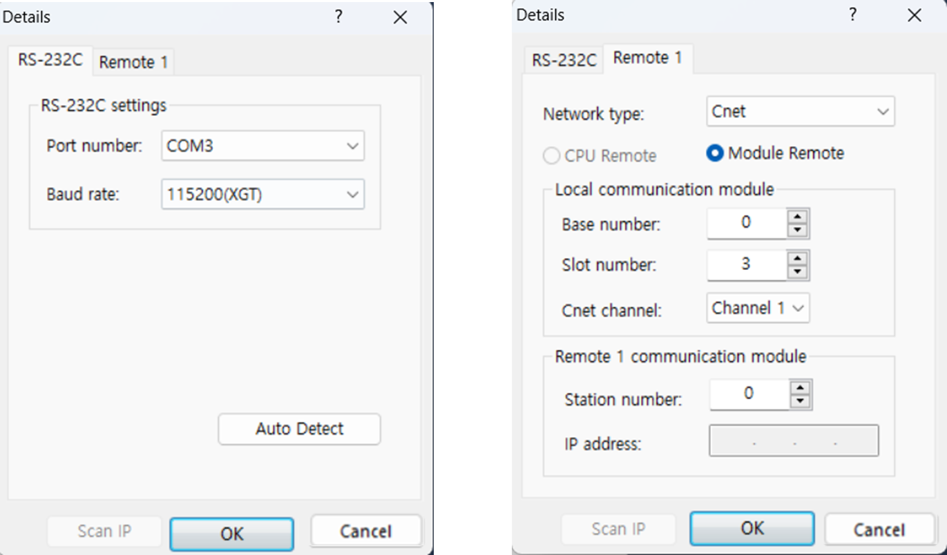Solution Square : Connecting PLC with XG5000 (Local, Remote 1-stage, Remote 2-stage)