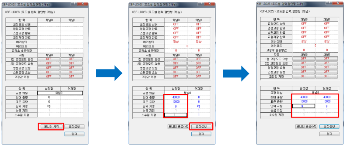 Solution Square : XBF-LD02S 로드셀 모듈 설정