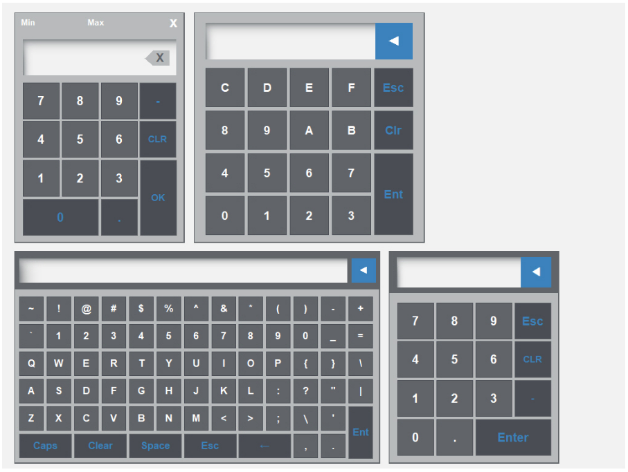 Solution Square : HMI Grey Theme1 Template