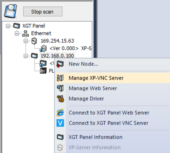 Solution Square : XGT PANEL Remote Monitoring and Control (VNC, XP-Remote)
