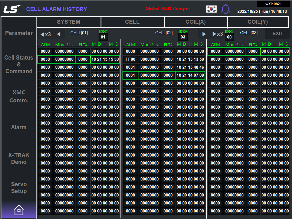 Solution Square : LSMMT(XMC) Cell Alarm history 관리와 구현사례